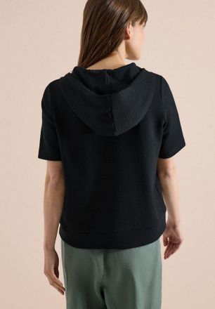 Cecil Kapuzensweatshirt mit feiner Struktur, Casual Fit