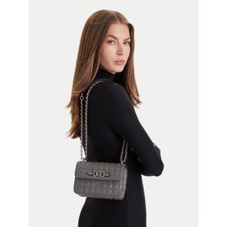 Guess Handtasche Guess Nadira Mini HWQG84 24780 Grau