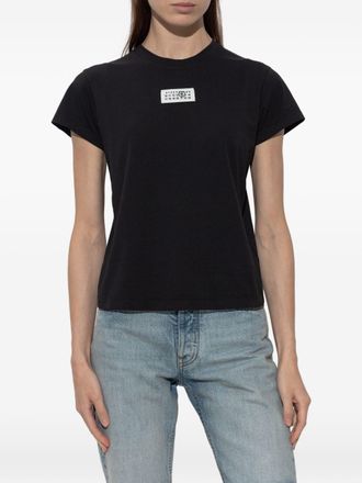 Maison Margiela Logo-Label T-Shirt - Black