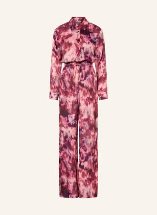 Mrs & Hugs Mrs & Hugs Jumpsuit Aus Satin rot