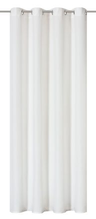 Elbersdrucke &Ouml;senschal Lino 00 wei&szlig; Blickdicht 255x140cm 201425 Vorhang f&uuml;r das Wohnzimmer Schlafzimmer K&uuml;che Flur Kinderzimmer