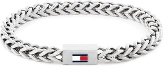 Tommy Hilfiger Jewelry Gliederarmband für Herren aus Edelstahl mit der Ikonischen Flagge - 2790647S