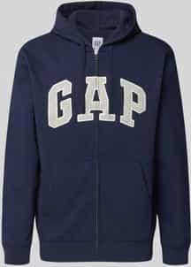 GAP Sweatjacke mit Logo und K&auml;nguru-Tasche
