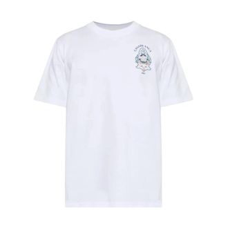 Casablanca Logo-Print T-Shirt - - Tops - Herren - Wei&szlig; - 2XL