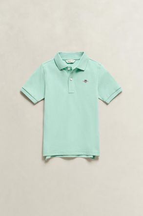 GANT Kinder Shield Piqu&eacute; Poloshirt (110/116) WASHED TURQUOISE