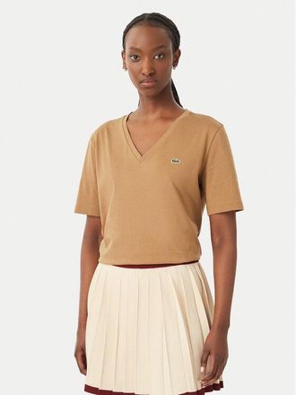 Lacoste T-Shirt TF7300 Braun Regular Fit