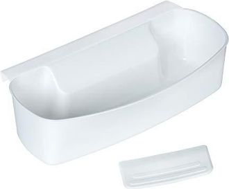 WENKO Bac de Collecte pour déchets à accrocher au Placard de Cuisine, 32.5x9x17.5 cm