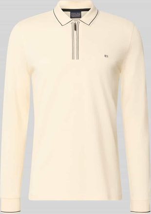 Christian Berg Slim Fit Poloshirt mit Rei&szlig;verschluss