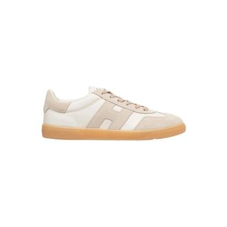 Hogan Femme, Chaussures, Beige, Taille: 38 1/2 EU Baskets Beige Style Cool