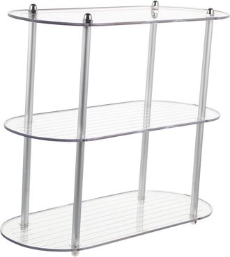 Soimiss Abnehmbares Aufbewahrungsregal Transparent Mehrschicht Organizer Für Kosmetik Desktop Mit Großer Kapazität Platzsparend Für Bad Küche