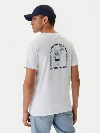 Kappa T-Shirt Ichico 37276JW Wei&szlig; Regular Fit