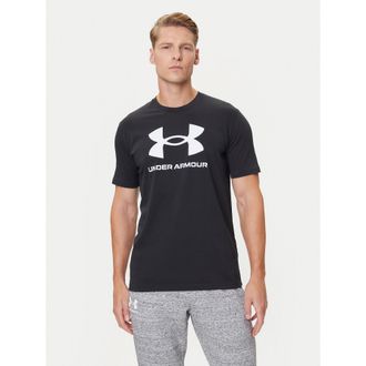 Under Armour T-Shirt Ua Sportstyle Logo Update Ss 1382911-001 Schwarz Loose Fit