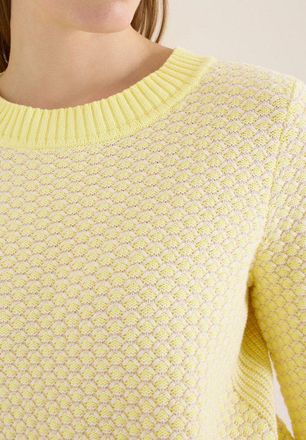 Cecil Strickpullover im Two-Tone-Stil
