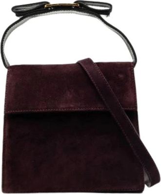 Ferragamo Pre-owned Mini Satchel - Femme - Pre-owned - Violet - Taille: ONE Size