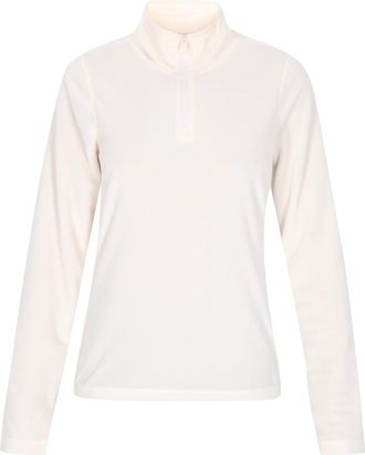 Faina Fleecepullover Damen Wollwei&szlig;