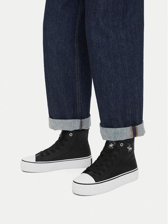 Beverly Hills Polo Club Sneakers aus Stoff CEO-BHPC026MF Schwarz