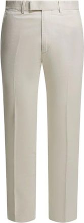 Tom Ford Homme, Pantalons, Blanc, Taille: W32 Chino en drill de coton bross&eacute;