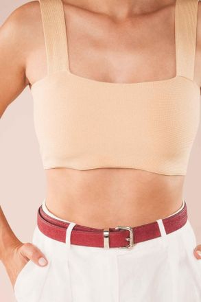 Nae Damen vegan G&uuml;rtel Saldes Rot