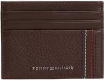Tommy Hilfiger Porte-cartes ray&eacute; en cuir