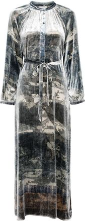 Pierre-Louis Mascia Kanpur Maxikleid - Grau