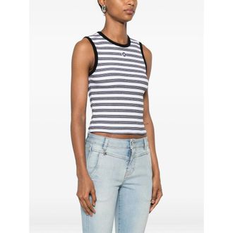 Amiri Striped Tank Top - White