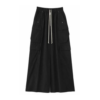 Rick Owens Homme, Pantalons, Noir, Taille: M Double Cargo Jumbo Belas Pantalons