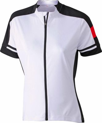 James & Nicholson Ladies Bike-T Full Zip White,XL