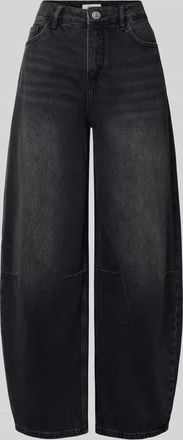 OPUS Regular Fit Barrel Jeans mit Teilungsn&auml;hten