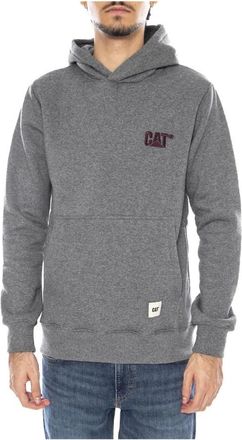 CAT Cat, Homme, Sweatshirts et sweats &agrave; capuche, Gris, Taille: L Logo Sweat &agrave; capuche