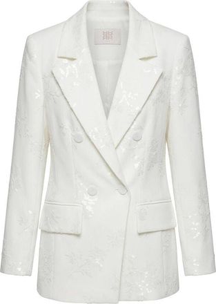 Riani Damen Blazer mit Pailletten