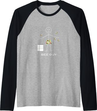 Whyitsme Design Herren Lustiges Bienenkerl, Imkerei, Imkerei Raglan