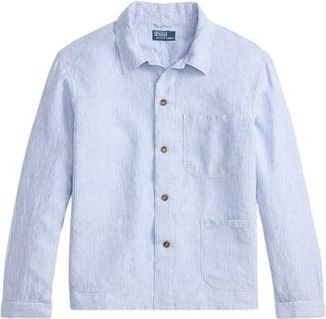 Polo Ralph Lauren Surchemise ray&eacute;e en lin
