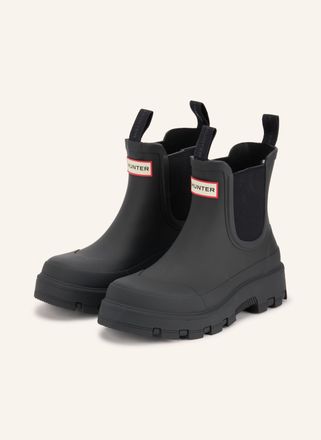 Hunter Chelsea-Boots Elements Elastic schwarz