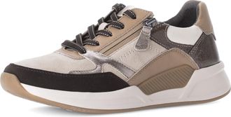 Gabor Damen Low-Top Sneaker, Frauen Sneaker,Turnschuhe,Laufschuhe,sportlich,Passform,Comfort,wechsel-Fussbett,rot,Silk/Ivory Kombi,39 EU / 6 UK