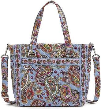 Vera Bradley Sac à bandoulière en coton pour femme, Paisley Provence, Taille unique