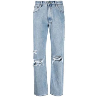 Ksubi Authentische Trashed Wide Leg Jeans Blau - - Jeans - Damen - Blau - W31