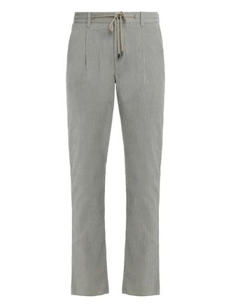 Moorer Anton Cordhose mit Kordelzug - Grau