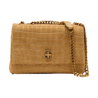 Marc Jacobs Croc-Embossed Snapshot - Femme - Sacs - Beige - Taille: ONE Size