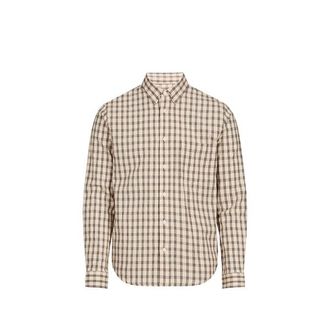 Minimum Chemise droite &agrave; carreaux en coton