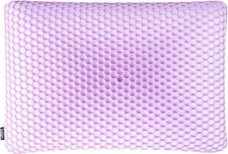 Beliani Kopfkissen ATHOS Niedrig Memory-Schaum 55 x 35 cm Violett