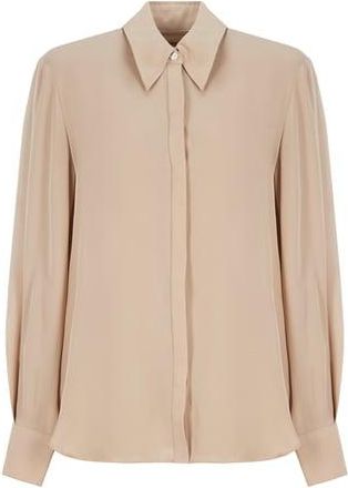 Khaite Chemise transparente en soie