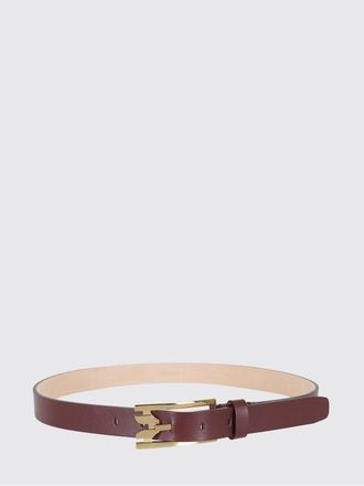 Victoria Beckham Ceinture en cuir de veau lisse avec boucle monogramme