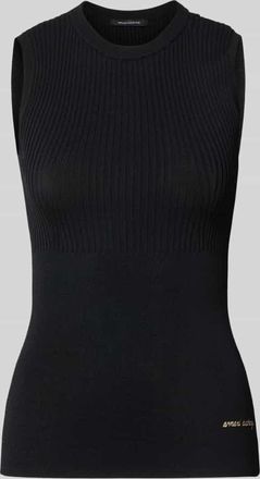 A|X Armani Exchange Top aus Viskose-Mix in Ripp-Optik