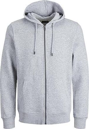 Jack & Jones Sweat &agrave; Capuche zipp&eacute; Sweat &agrave; Capuche zipp&eacute; Uni Light Grey Melange l Light Grey Melange l