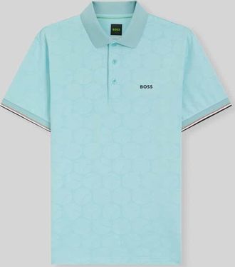 HUGO BOSS Slim Fit Poloshirt mit Tennisball-Pr&auml;gung Modell PL_TOC GAME1