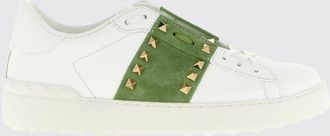 Valentino Garavani Baskets Rockstud Untitled en cuir et daim avec clous iconiques