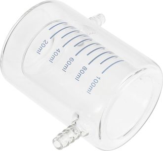 SOLUSTRE Doppelwandiger Glasbecher Mit Skala Photokatalytischer Reaktor F&uuml;r Labor Hitzebest&auml;ndiger Borosilikat Beh&auml;lter F&uuml;r Messung Und Wissenschaftliche Exper