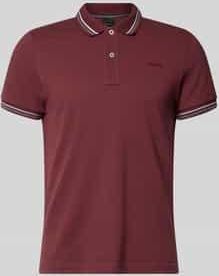Geox Slim Fit Poloshirt mit Kontraststreifen