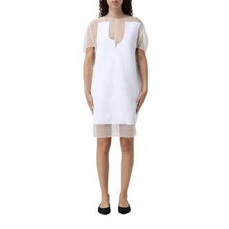Khaite Neopren Organza A-Linien Mini-Kleid - - Dresses - Damen - Wei&szlig; - S
