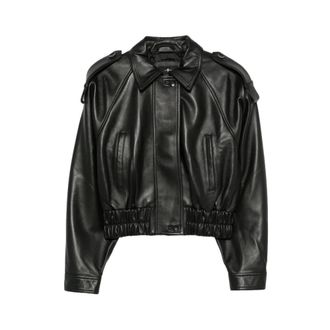 7 For All Mankind Fliegerjacke - - Jackets - Damen - Schwarzk - S